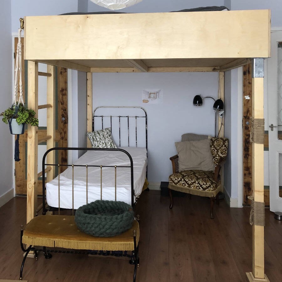 Making double loft Carlota: Plans with step-by-step manual