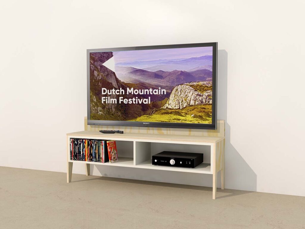 Making your own modern TV cabinet: cabinet Marisa by Neo-eko